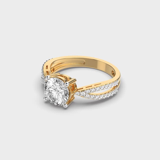 1 Carat Colluding Band Ring