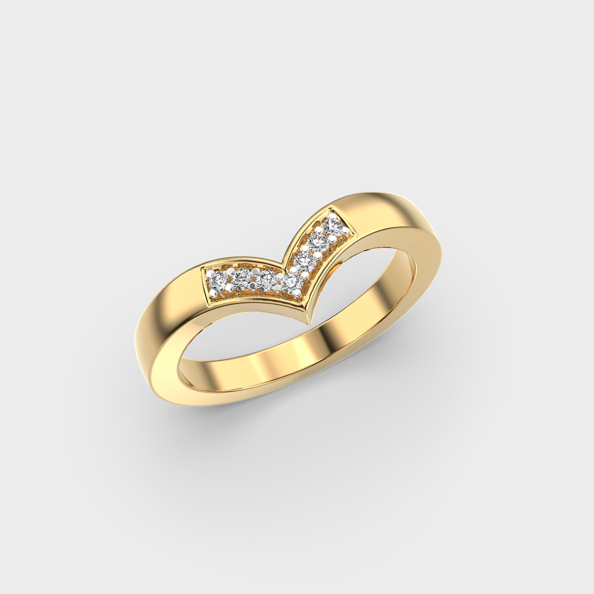 Buy Minimal Vanki Diamond Encrusted Ring At Jewelbox
