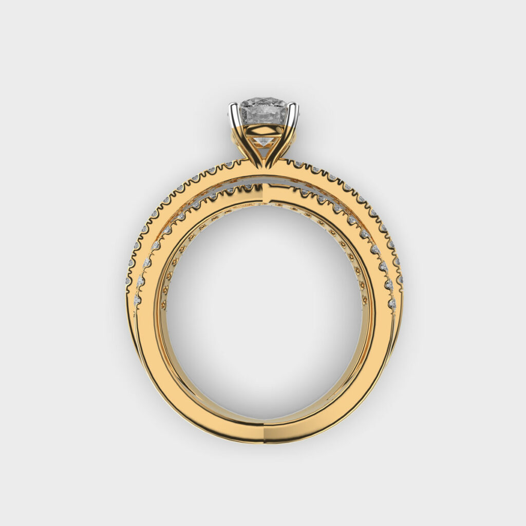 Buy 50 Cent Firework Diamond Ring At Jewelbox