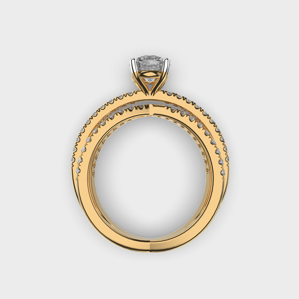 Buy 50 Cent Firework Diamond Ring At Jewelbox