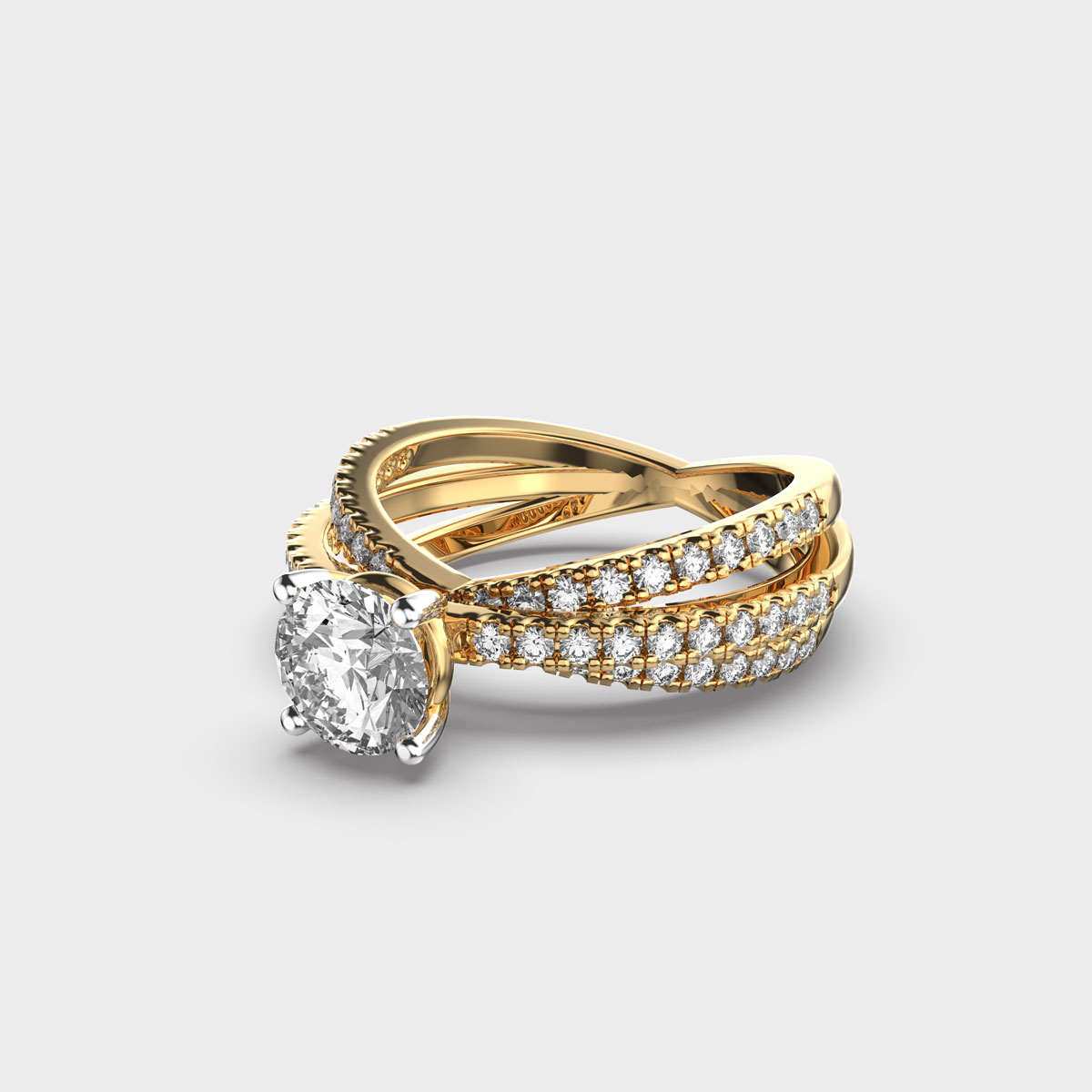 Buy 50 Cent Firework Diamond Ring At Jewelbox