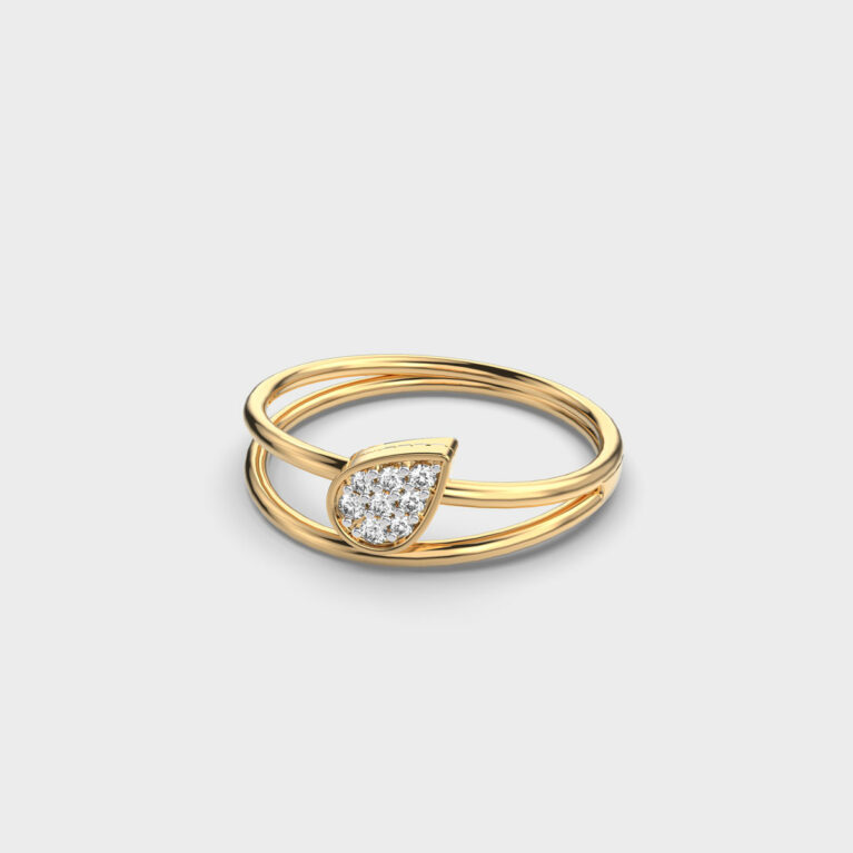 Buy Classy Leaf Everyday Diamond Ring At Jewelbox