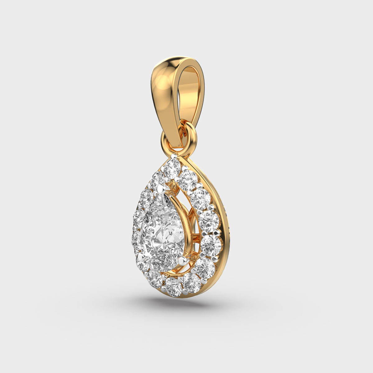 Buy Elixir Droplet Diamond Pendant Online | Jewelbox