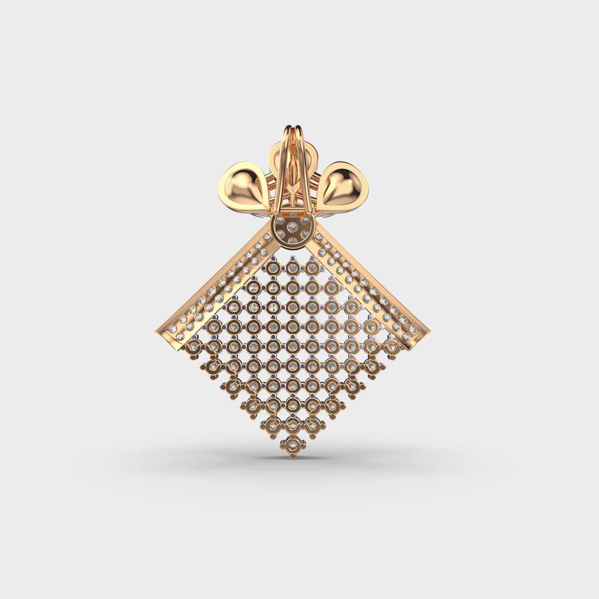 Buy Falling Stars Diamond Pendant (Without Chain) At Jewelbox