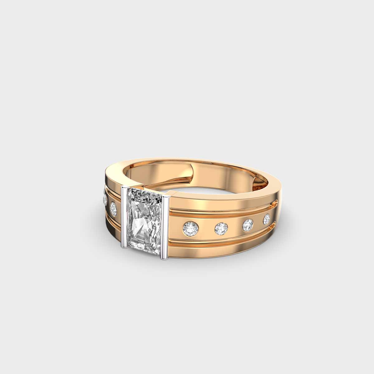 Buy Radiance Of Divinity Diamond Men's Ring At Jewelbox