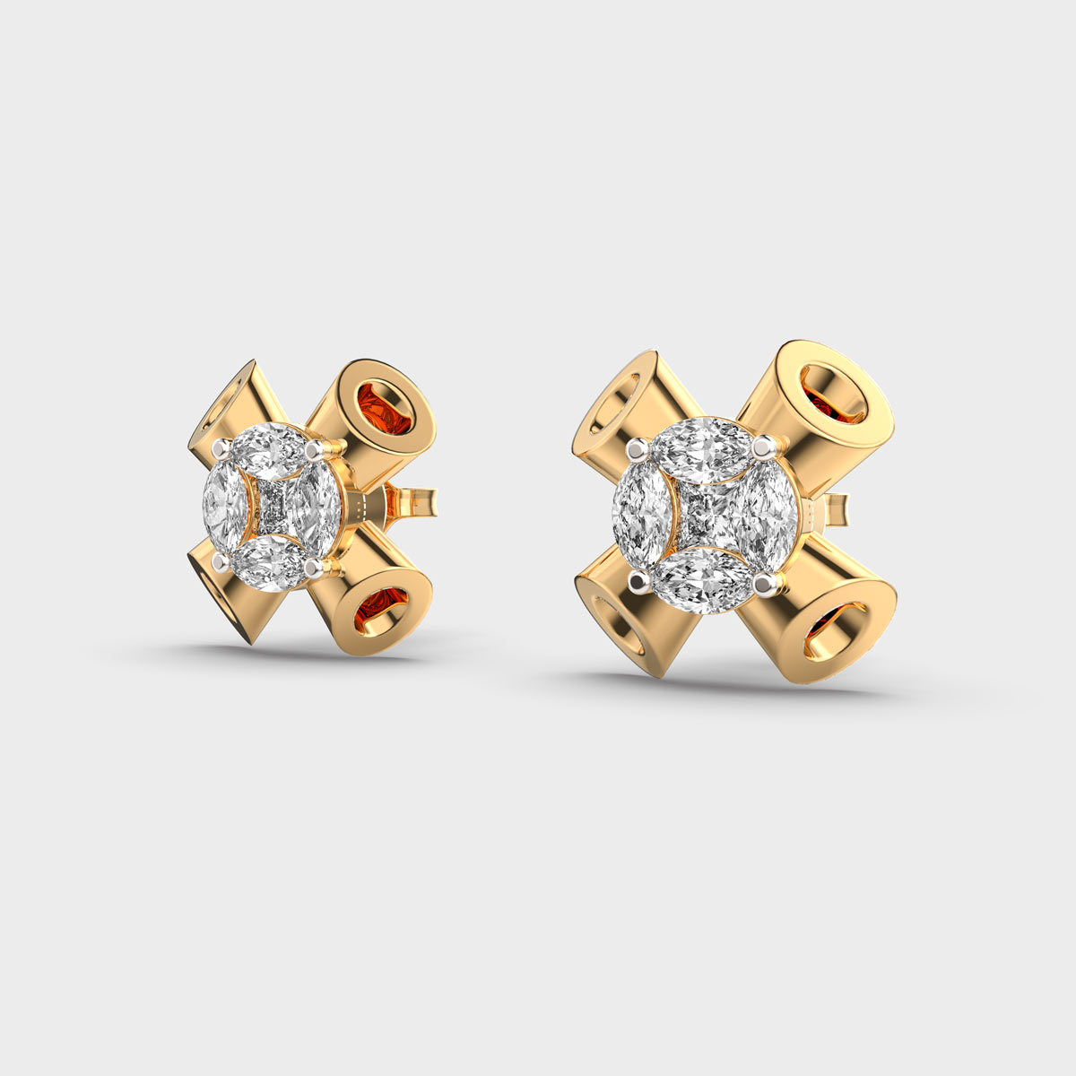 Buy Wonder Windmill Diamond Studs At Jewelbox