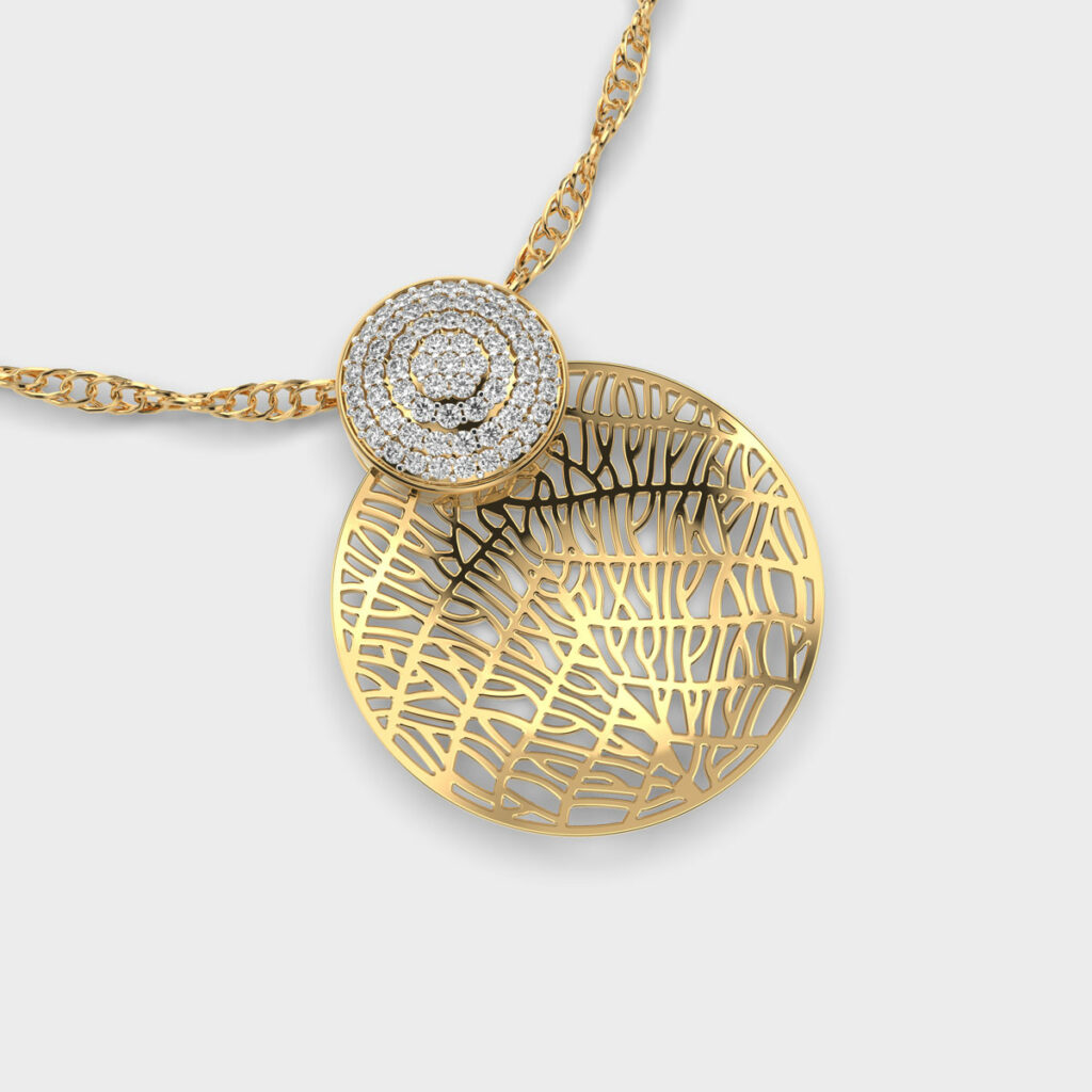 Equinox Diamond Pendant (With Chain) | Jewelbox