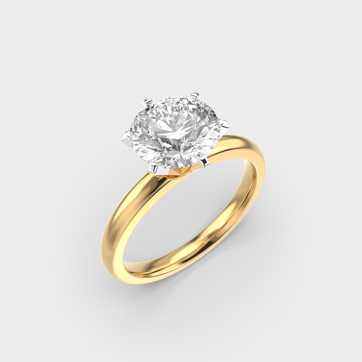 Buy Regal Solitaire Radiance Diamond Ring At Jewelbox