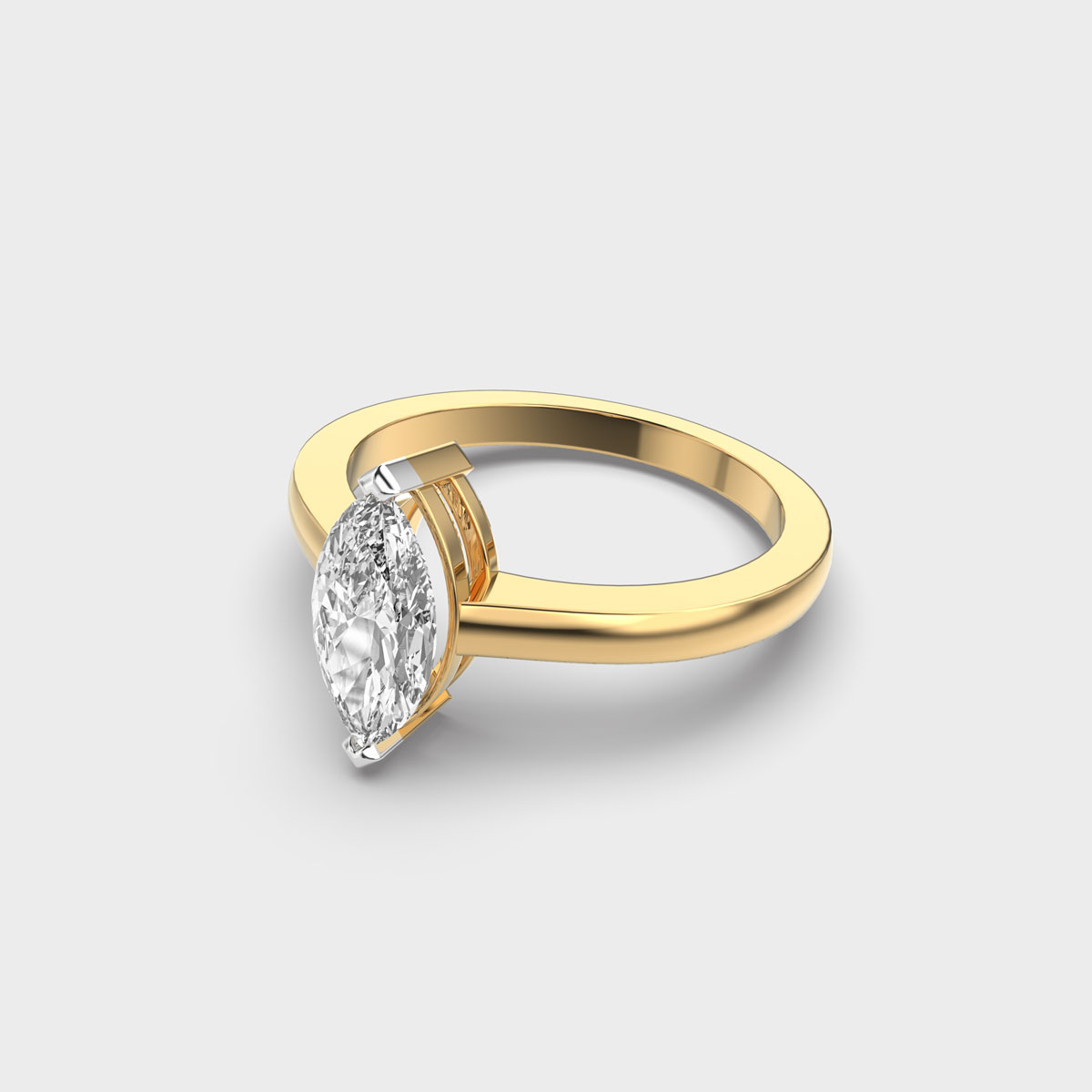 Buy 1 Carat Classic Marquise Diamond Ring At Jewelbox