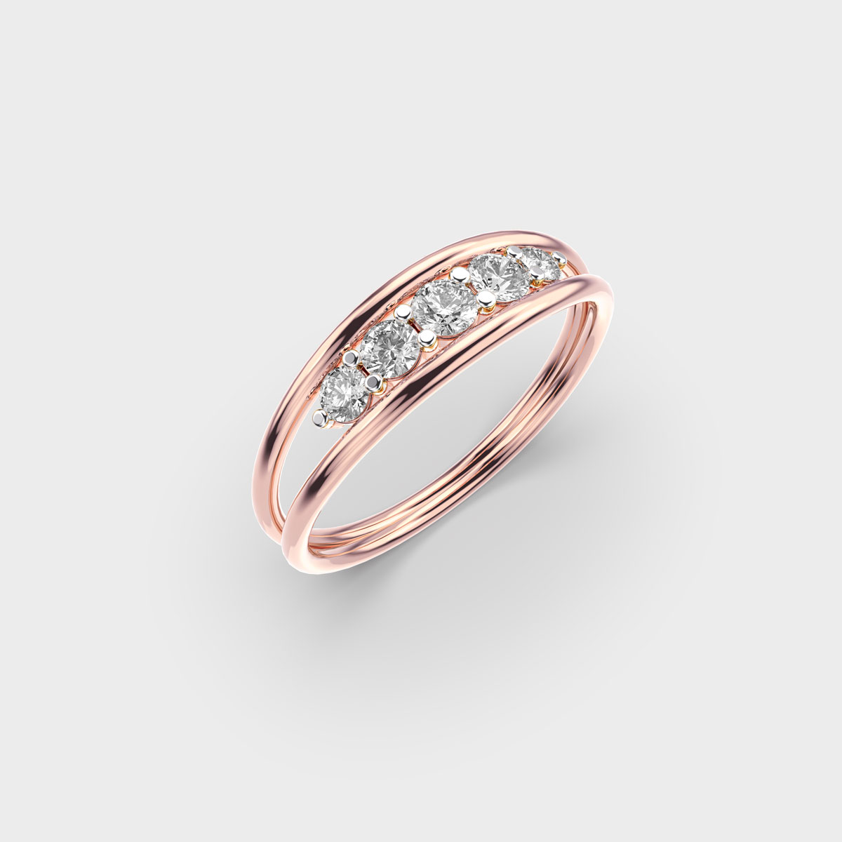 Buy Linear Light Diamond Ring At Jewelbox