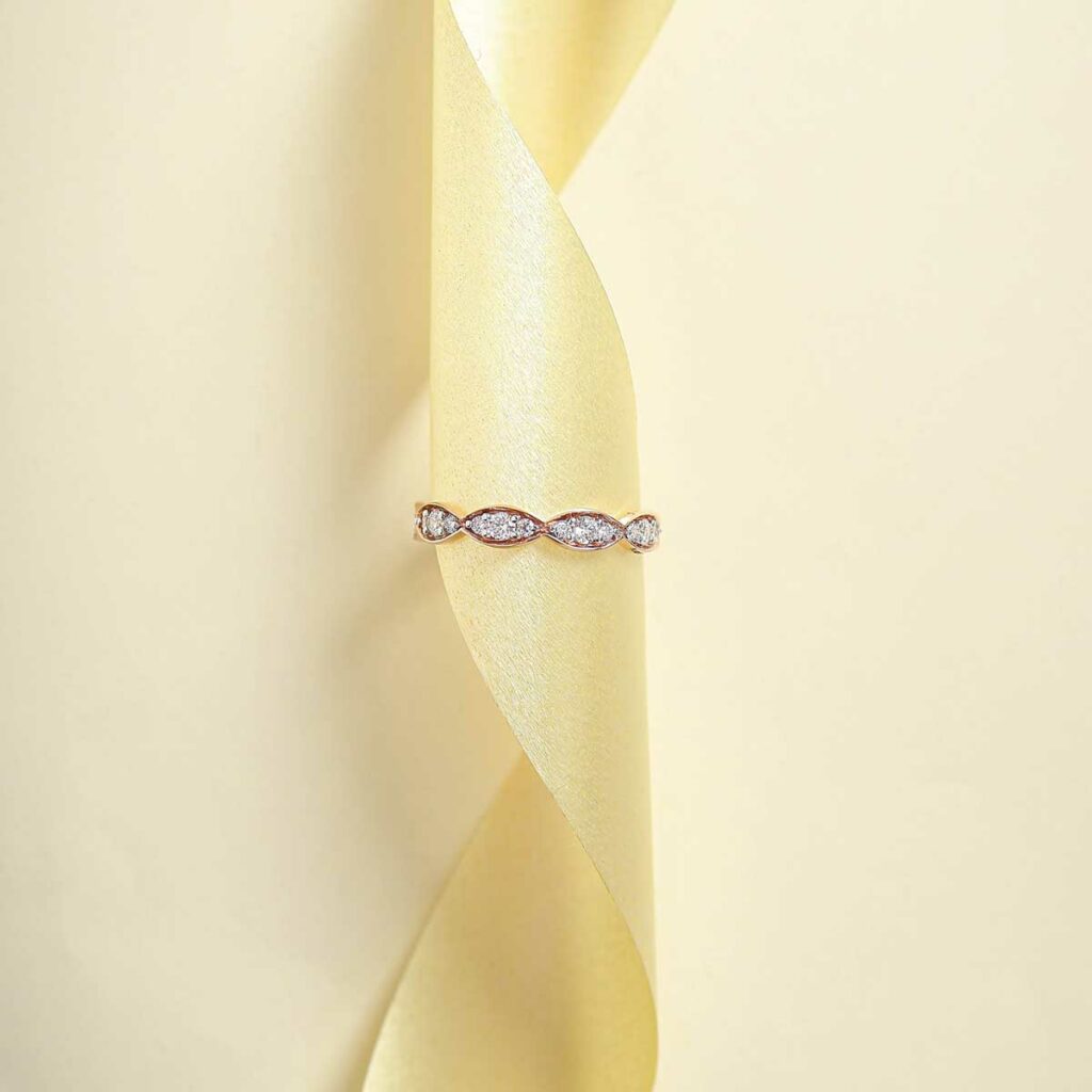 Buy River Flow Diamond Ring At Jewelbox