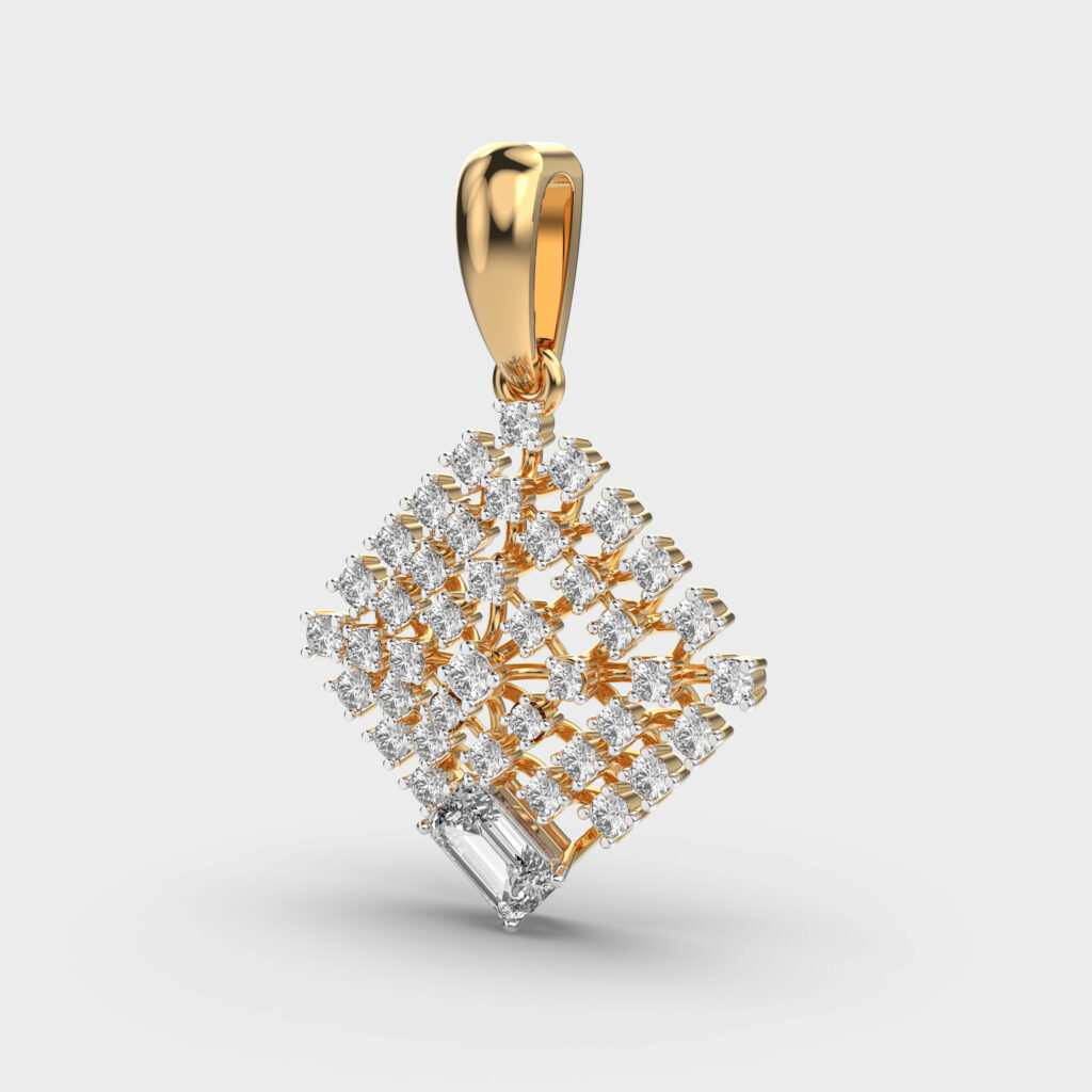 Radiant Splendor Diamond Pendant (Without Chain)