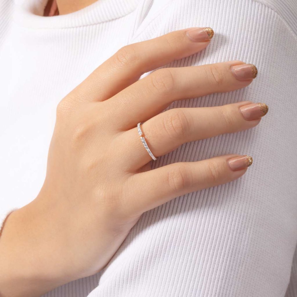 Buy Linear Light Diamond Ring At Jewelbox