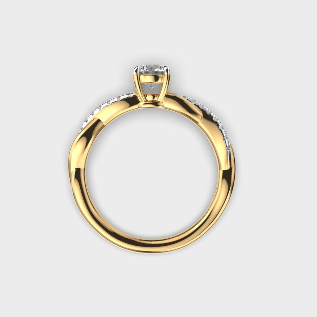 Lone Glow Diamond Ring | Jewelbox