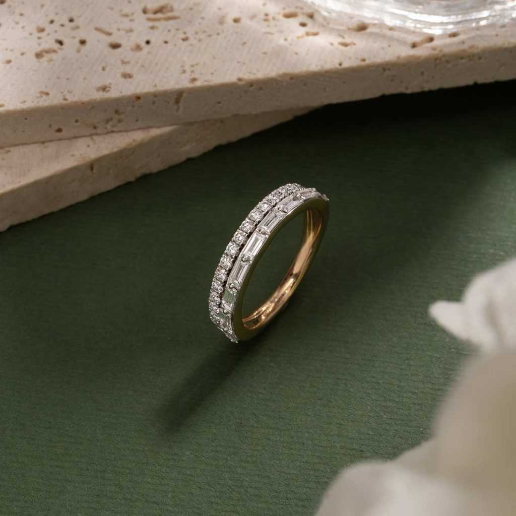 Buy Luminous Line Diamond Ring At Jewelbox