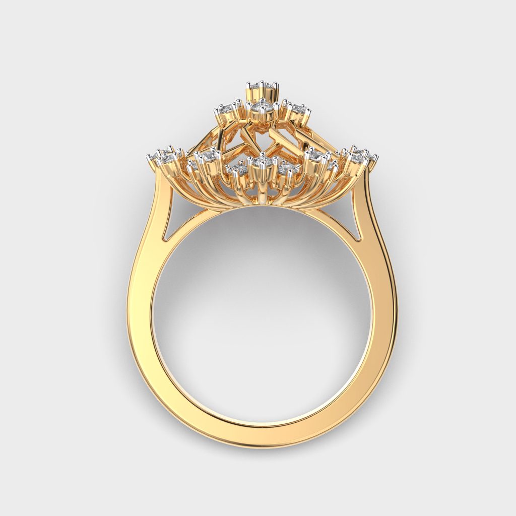 Jazzy Fireworks Diamond Ring | Jewelbox