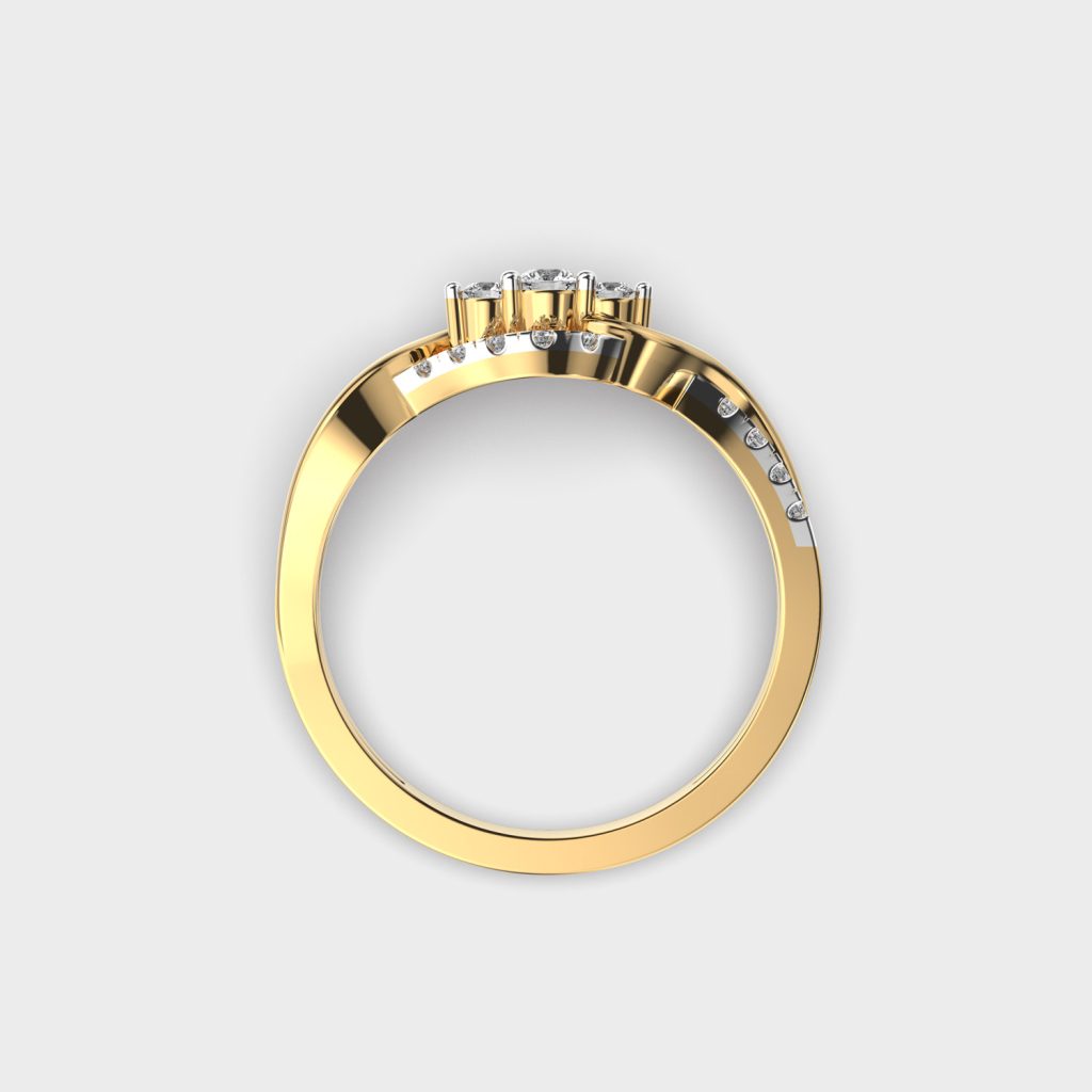 Buy Looped Together Forever Diamond Ring At Jewelbox